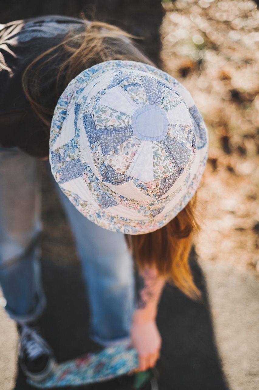 Patchwork Style: Sewing a Bucket Hat from an Old Quilt