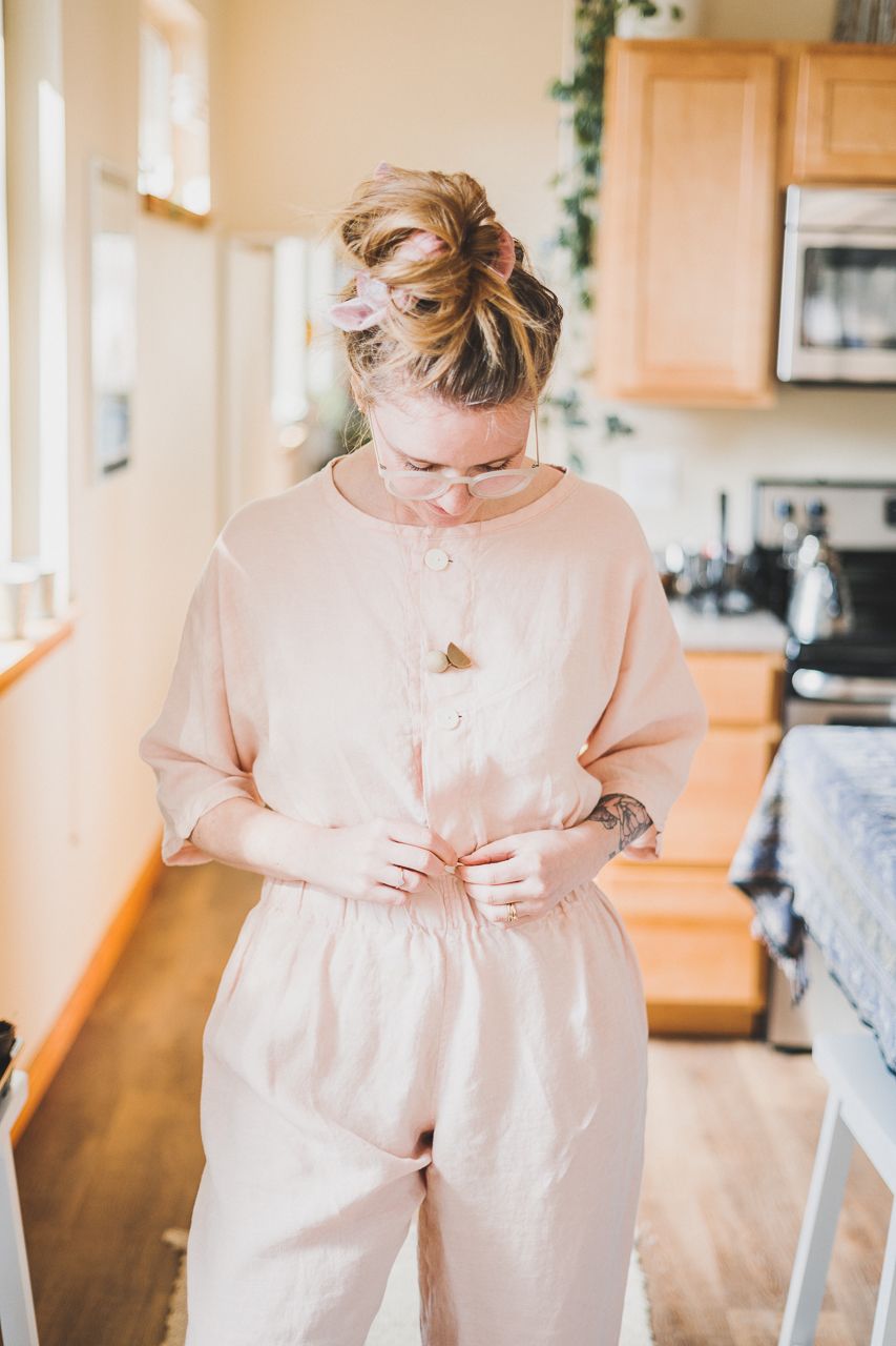 Sewing the Valley Jumpsuit by Readytosew for Peppermint Magazine