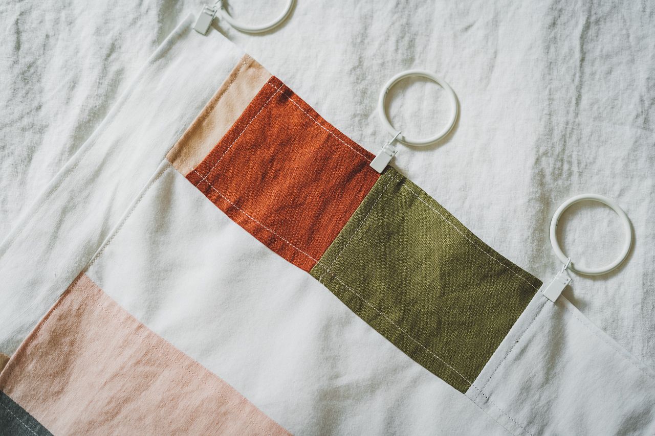 Jogak Bo Korean Patchwork-Inspired Curtain DIY